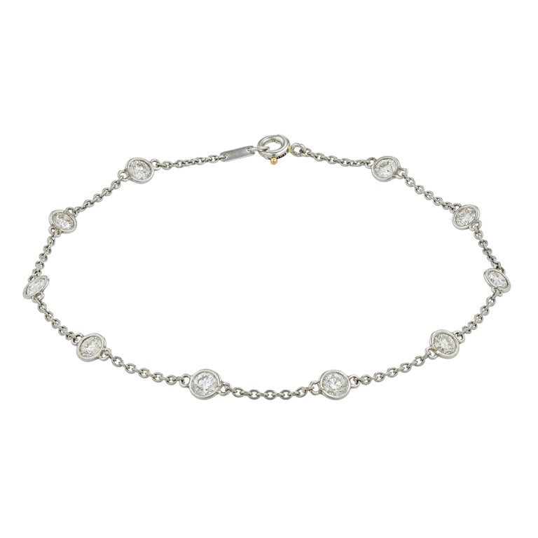 Diamond-Set Chain Bracelet For Sale at 1stDibs