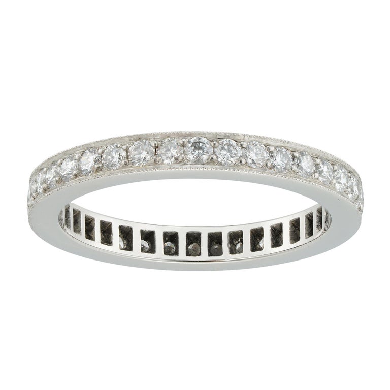 Diamond-Set Full Eternity Ring For Sale at 1stDibs