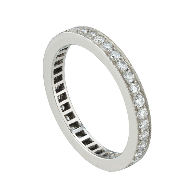 Diamond-Set Full Eternity Ring For Sale at 1stDibs