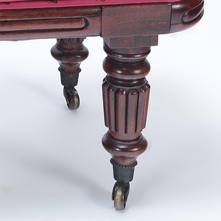 Diminutive English William IV Recamier with Recent Fabric, circa 1830 ...