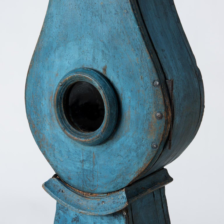 Diminutive Swedish Mora Clock with Crown Dated 1863 For Sale at 1stDibs