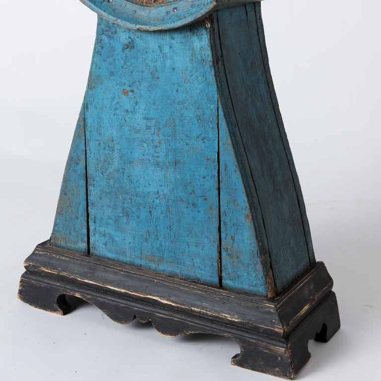 Diminutive Swedish Mora Clock with Crown Dated 1863 For Sale at 1stDibs