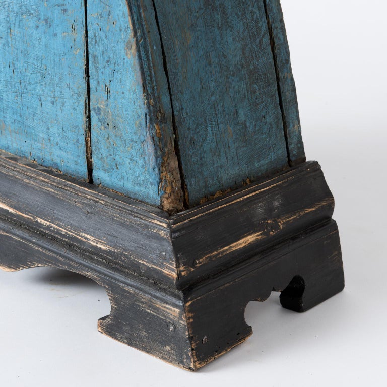 Diminutive Swedish Mora Clock with Crown Dated 1863 For Sale at 1stDibs