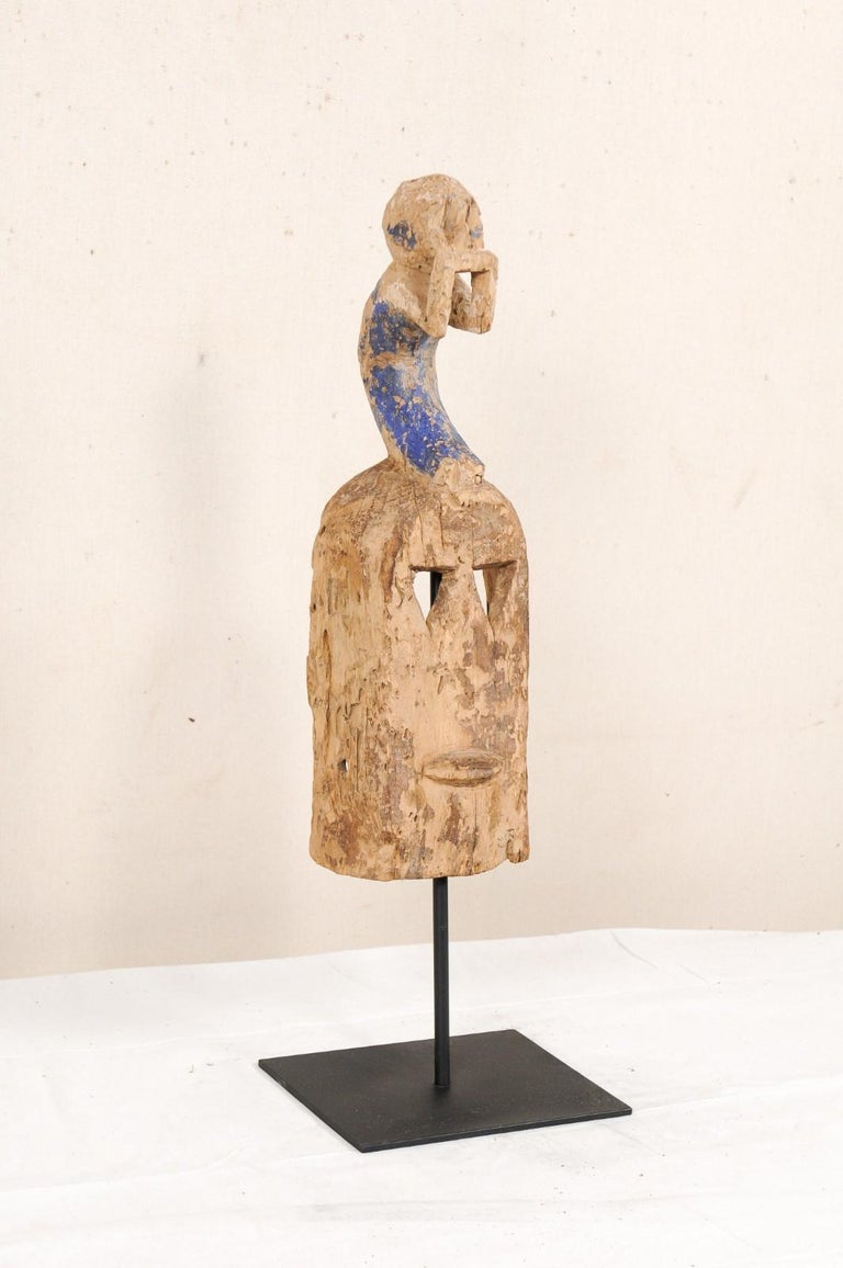 Dogon Mali Carved Wood Ceremonial Mask, Early to Mid 20th Century For ...