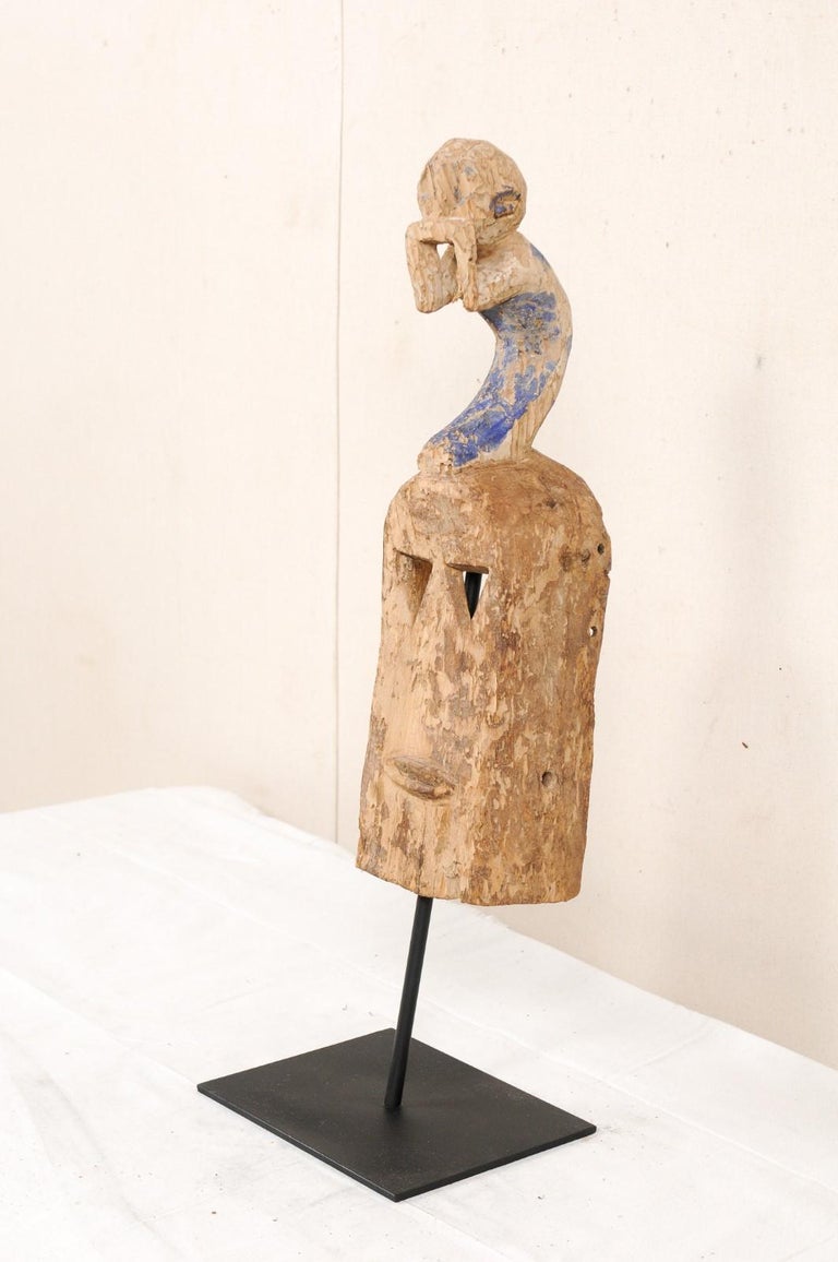 Dogon Mali Carved Wood Ceremonial Mask, Early to Mid 20th Century For ...