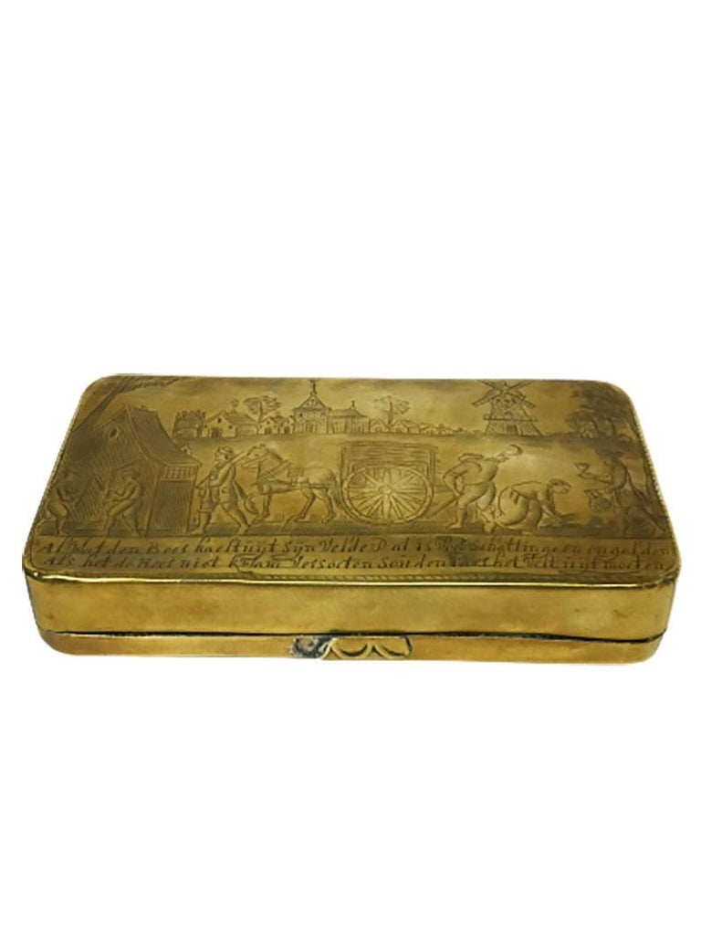 Dutch 18th Century Copper Tobacco Box For Sale at 1stDibs | antique ...