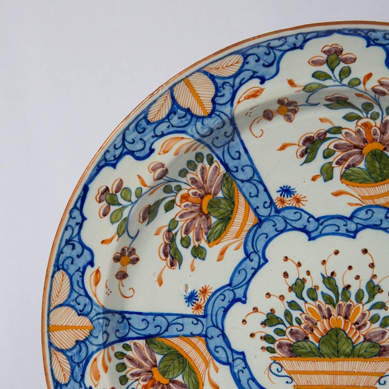 Dutch Delft Charger Made circa 1820 at 1stDibs