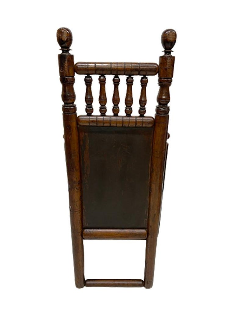 Dutch Mid-17th Century Oak Chair, Dated 1652 For Sale at 1stDibs