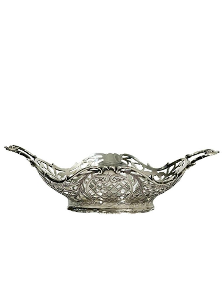 Dutch Silver Bonbon Basket by Gerrit Van Der Dussen, 1909 For Sale at ...