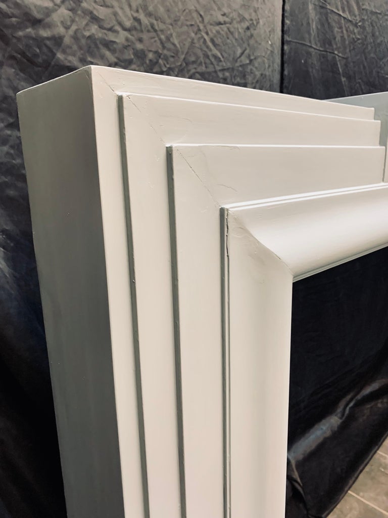 Edwardian Hardwood Art Deco Fireplace Surround For Sale at 1stDibs