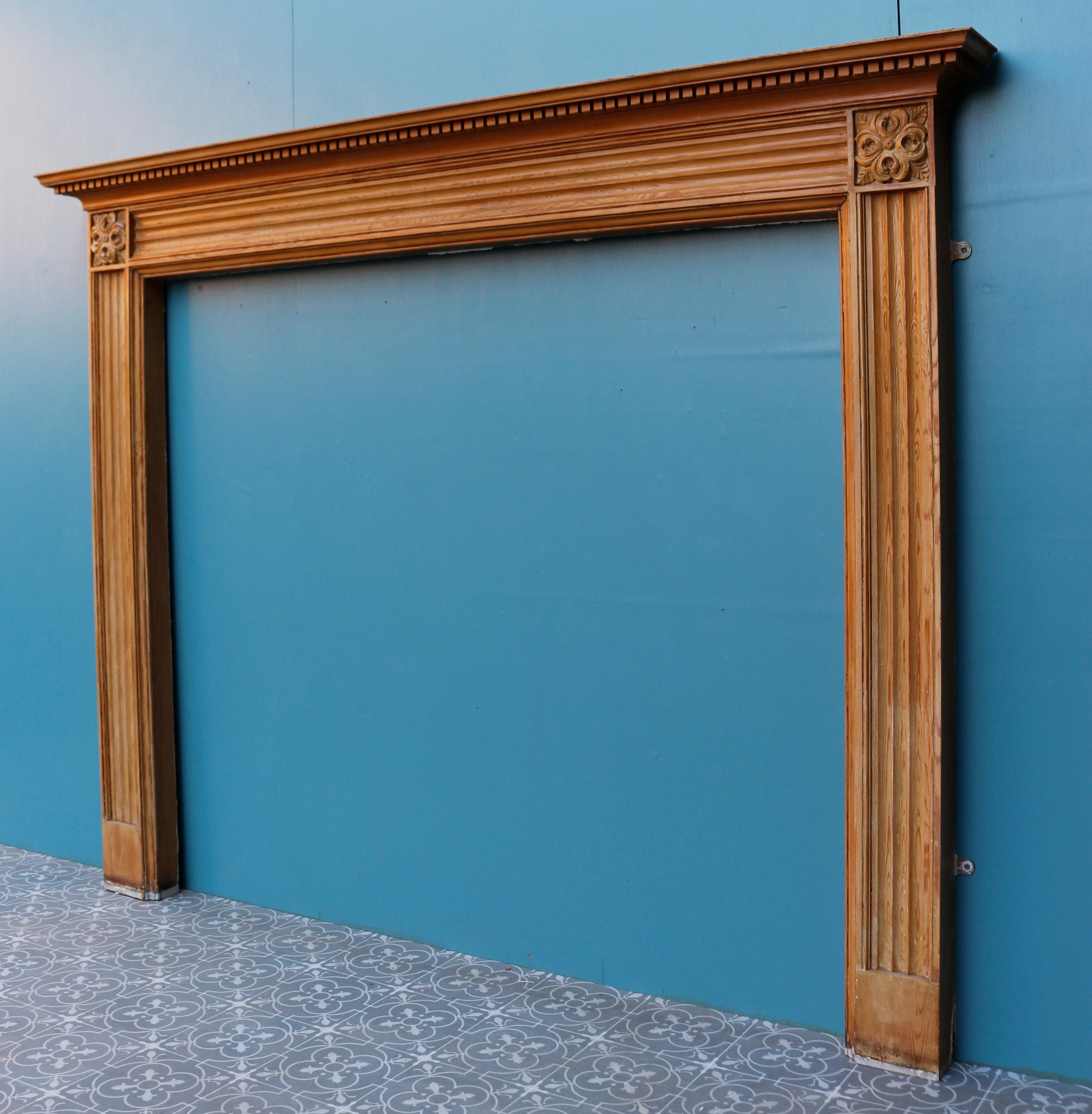 Edwardian Style Antique Fireplace Surround For Sale at 1stDibs