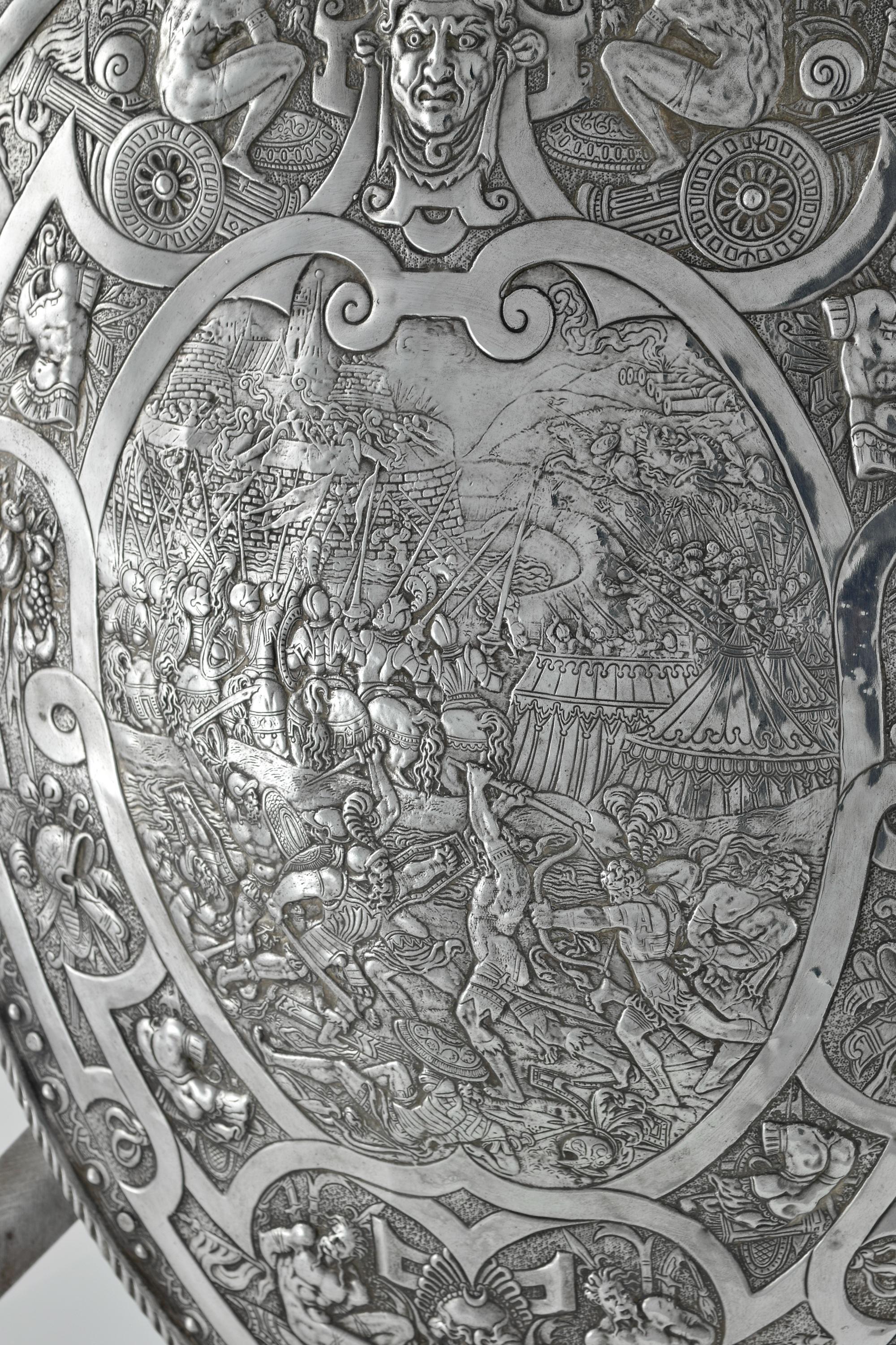 A electrotype shield by Elkington For Sale at 1stDibs