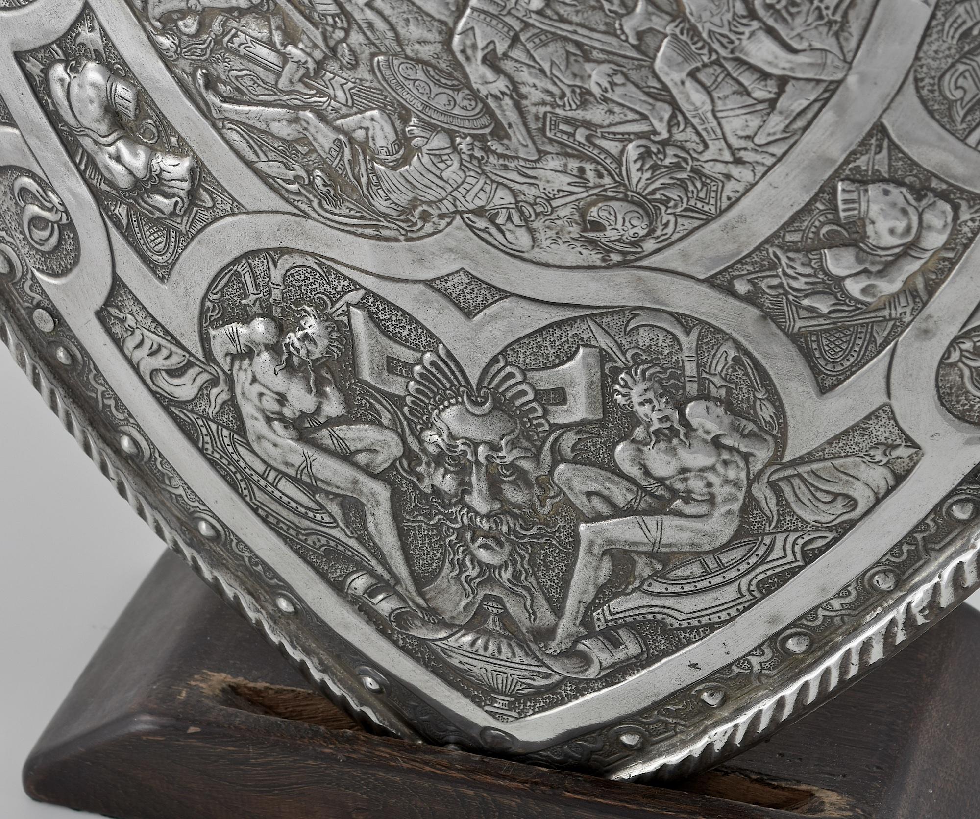 A electrotype shield by Elkington For Sale at 1stDibs