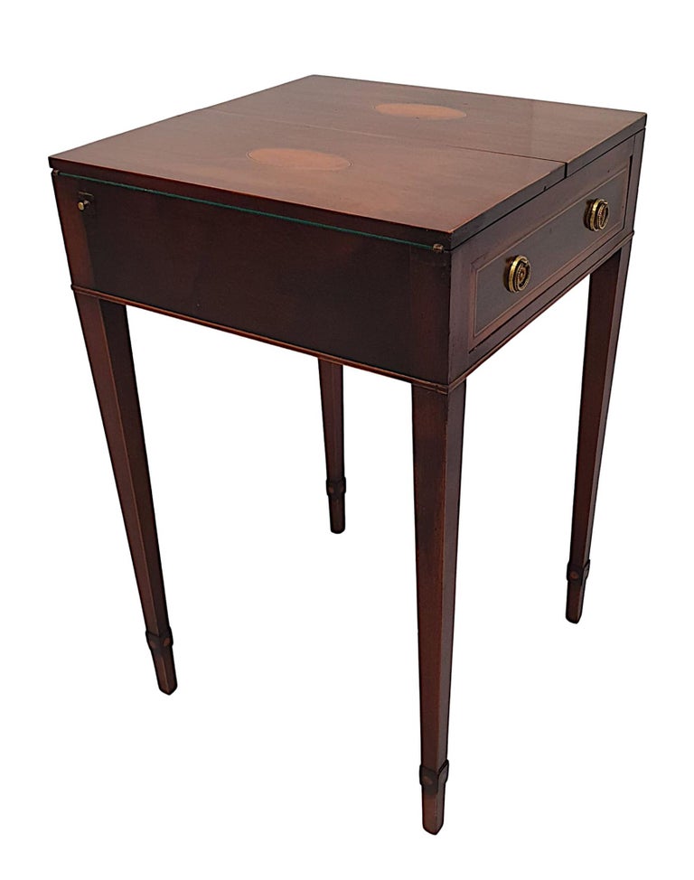 Fabulous Early 19th Century Regency Inlaid Card Table For Sale at 1stDibs