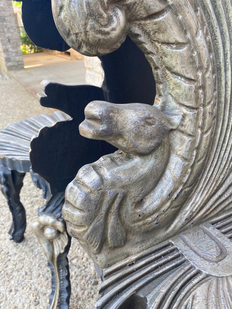 Fantastic Pair of Venetian Grotto Style Side Chairs For Sale at 1stDibs