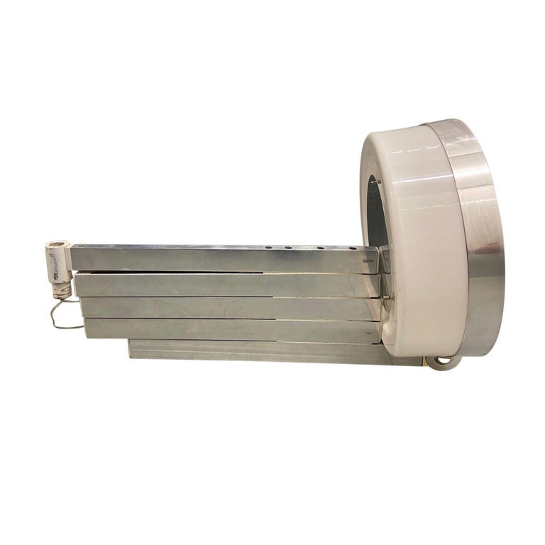 Far Extending Aluminium and Perspex Wall Light, Italy, circa 1960's to ...