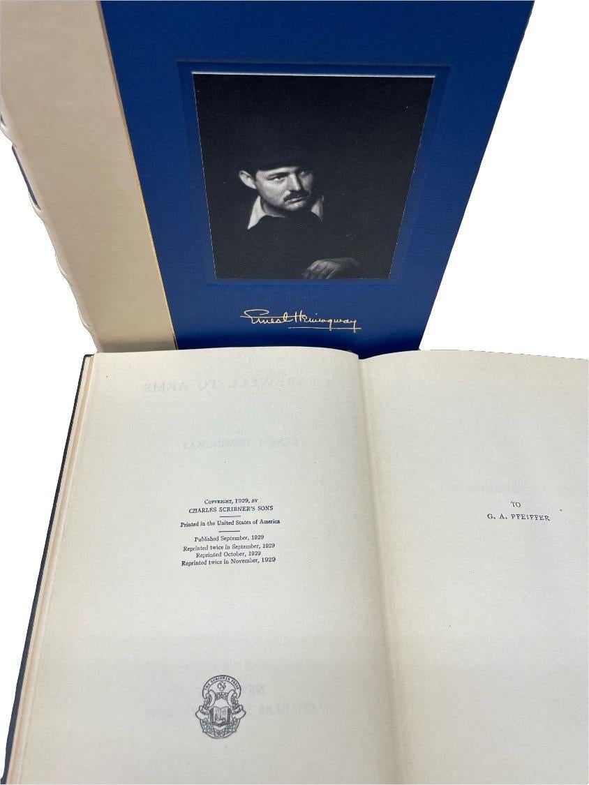 A Farewell to Arms, Signed by Ernest Hemingway, First Edition, Later ...