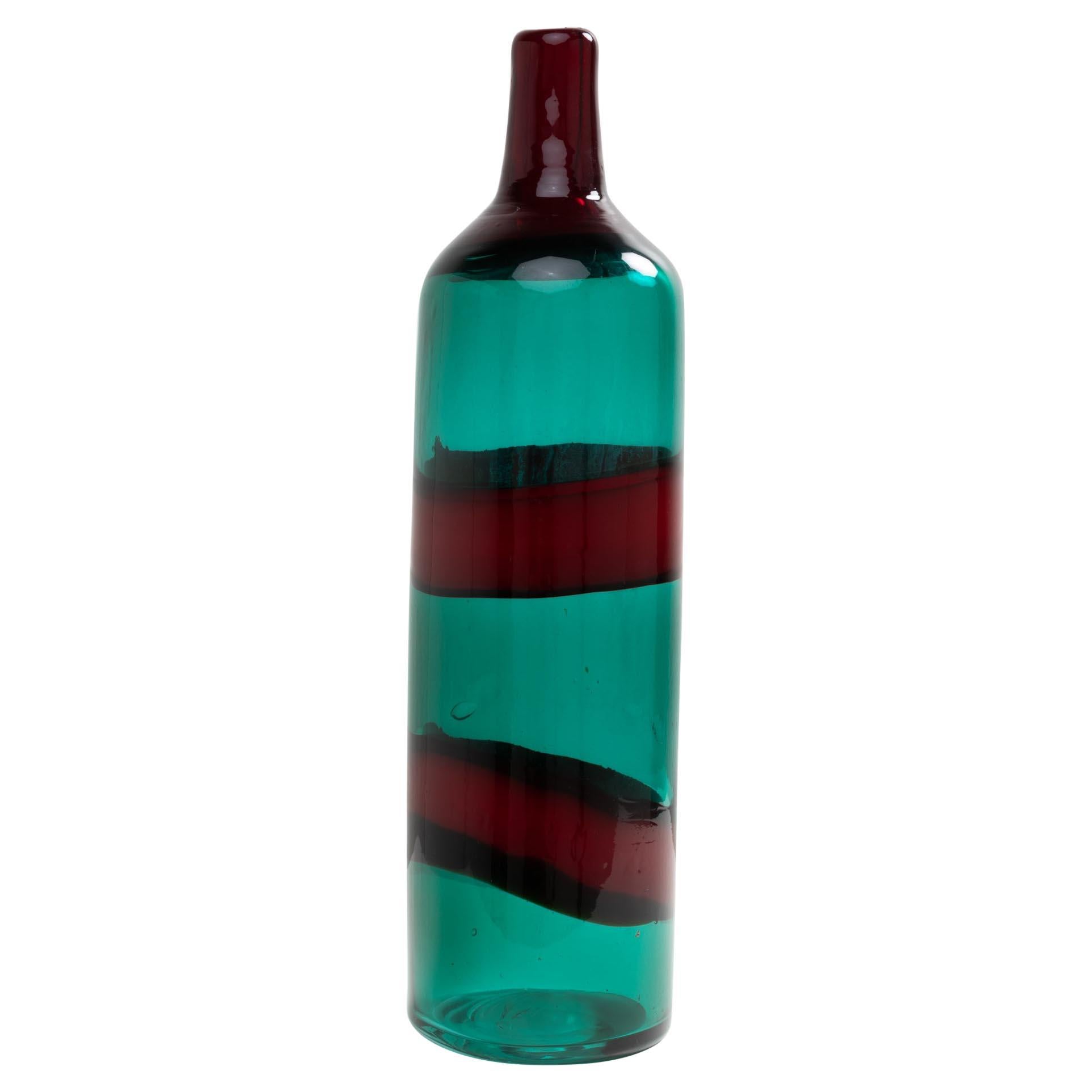 Fulvio Bianconi for Venini Murano "Doppio Incalmo" Vase Signed For Sale ...