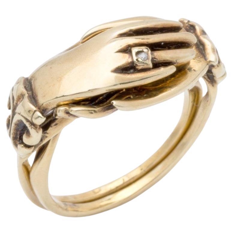 A Fede Ring Conveying Love And Loyalty 18th Century For Sale at 1stDibs