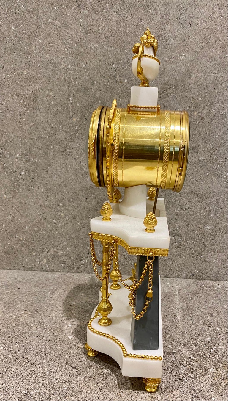 Ferdinand Berthoud. Louis XVI Ormolu Mounted Marble 3 Piece Clock Set ...