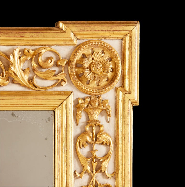 Fine 19th Century Carved Giltwood Mirror, Attributed to Pietro Giusti ...