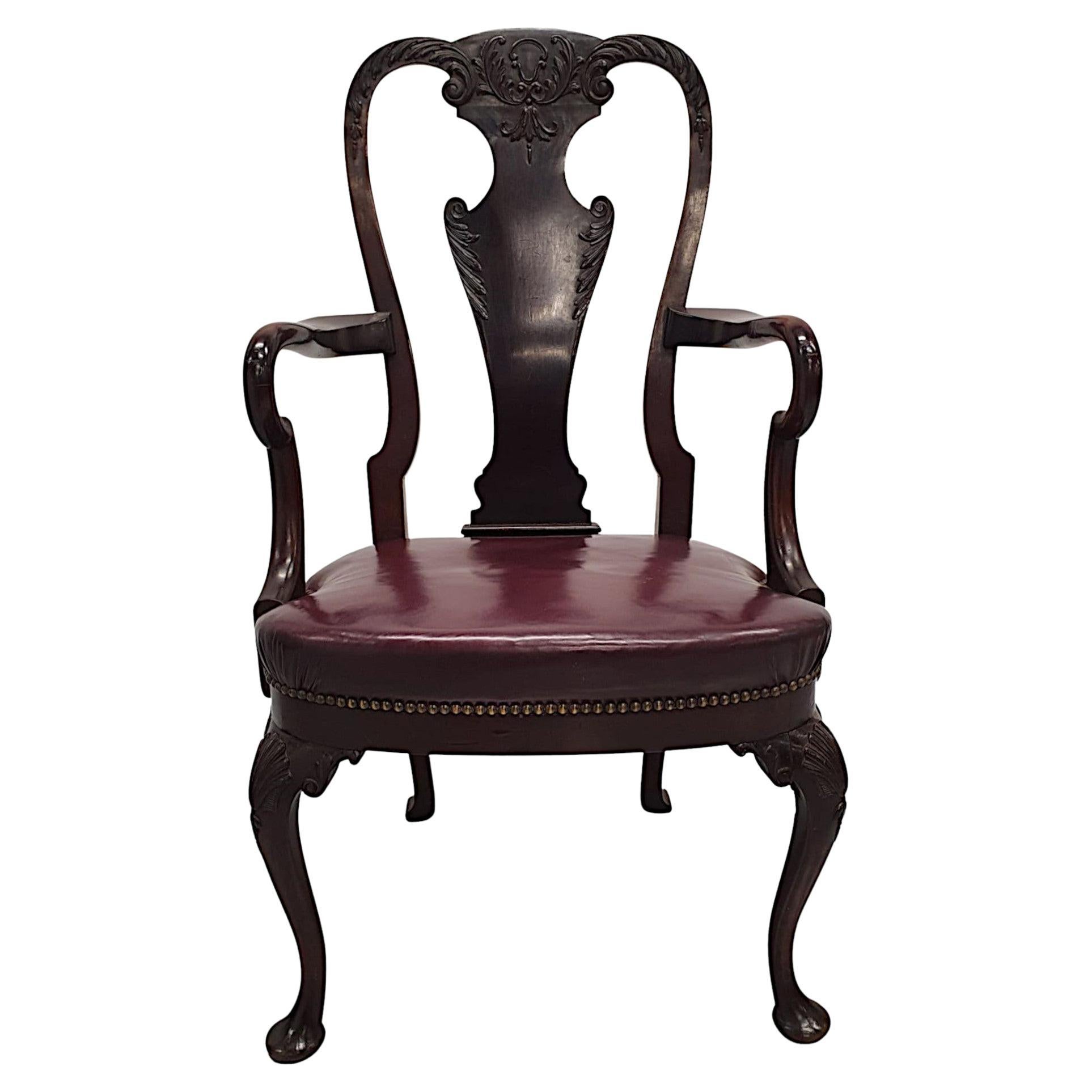 19th Century Armchair Desk Chair For Sale at 1stDibs