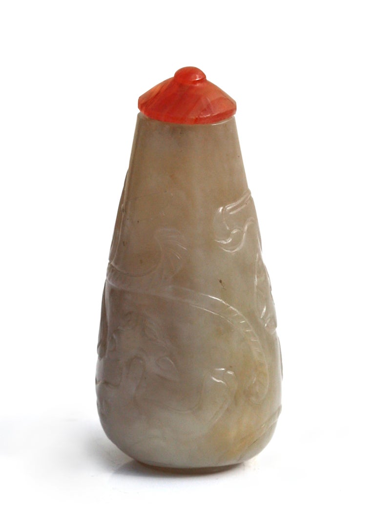 Fine Chinese Jade Snuff Bottle For Sale at 1stDibs