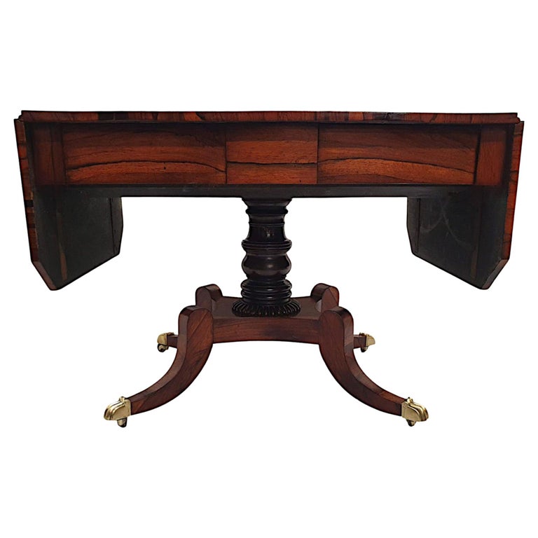 A Fine Early 19th Century Regency Sofa Table For Sale at 1stDibs
