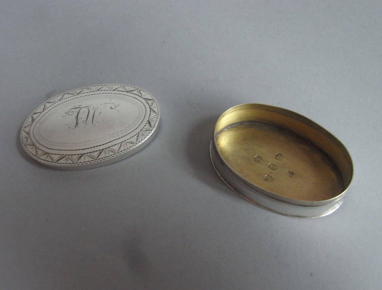 Fine George III Patch Box Made in Birmingham in 1801 by Joseph Taylor ...