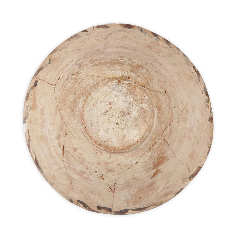 Fine Kashan Pottery Ceramic Bowl, Persian, 13th Century For Sale at 1stDibs