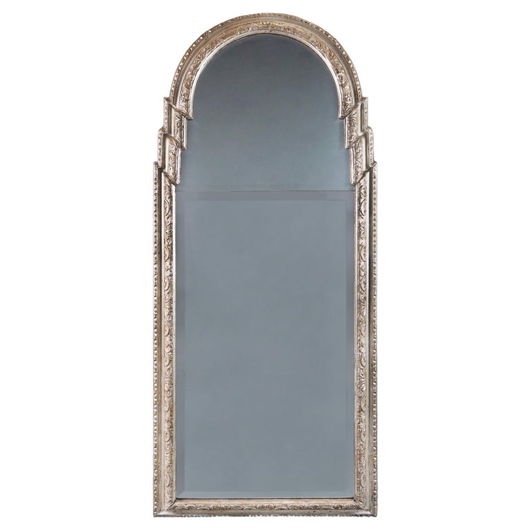 A Fine Late 18th Century Silver Gilt Pier Glass Mirror For Sale at 1stDibs