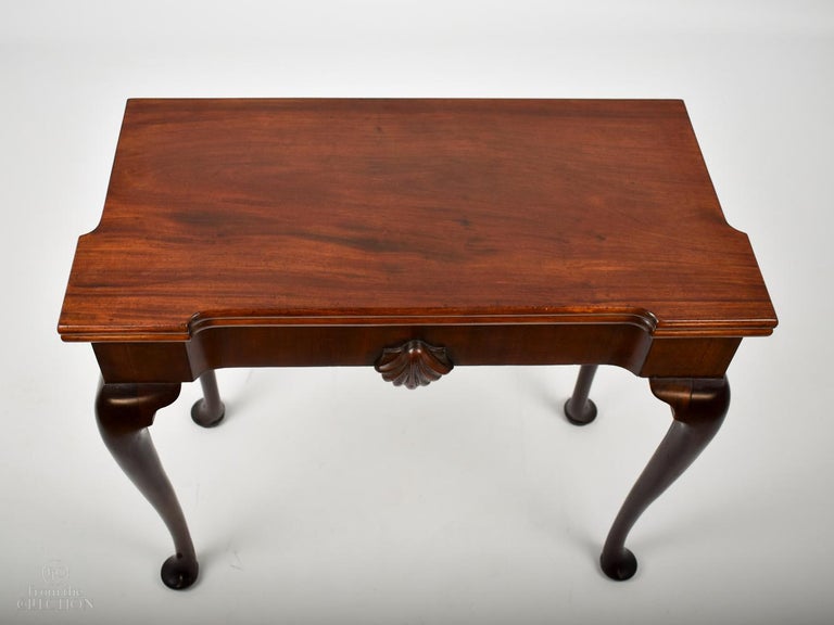 A Fine Mahogany Irish Games Table circa. 1770 For Sale at 1stDibs