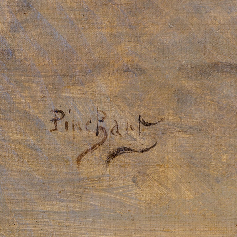 Fine Painting of Women and Children by Émile Auguste Pinchart For Sale ...