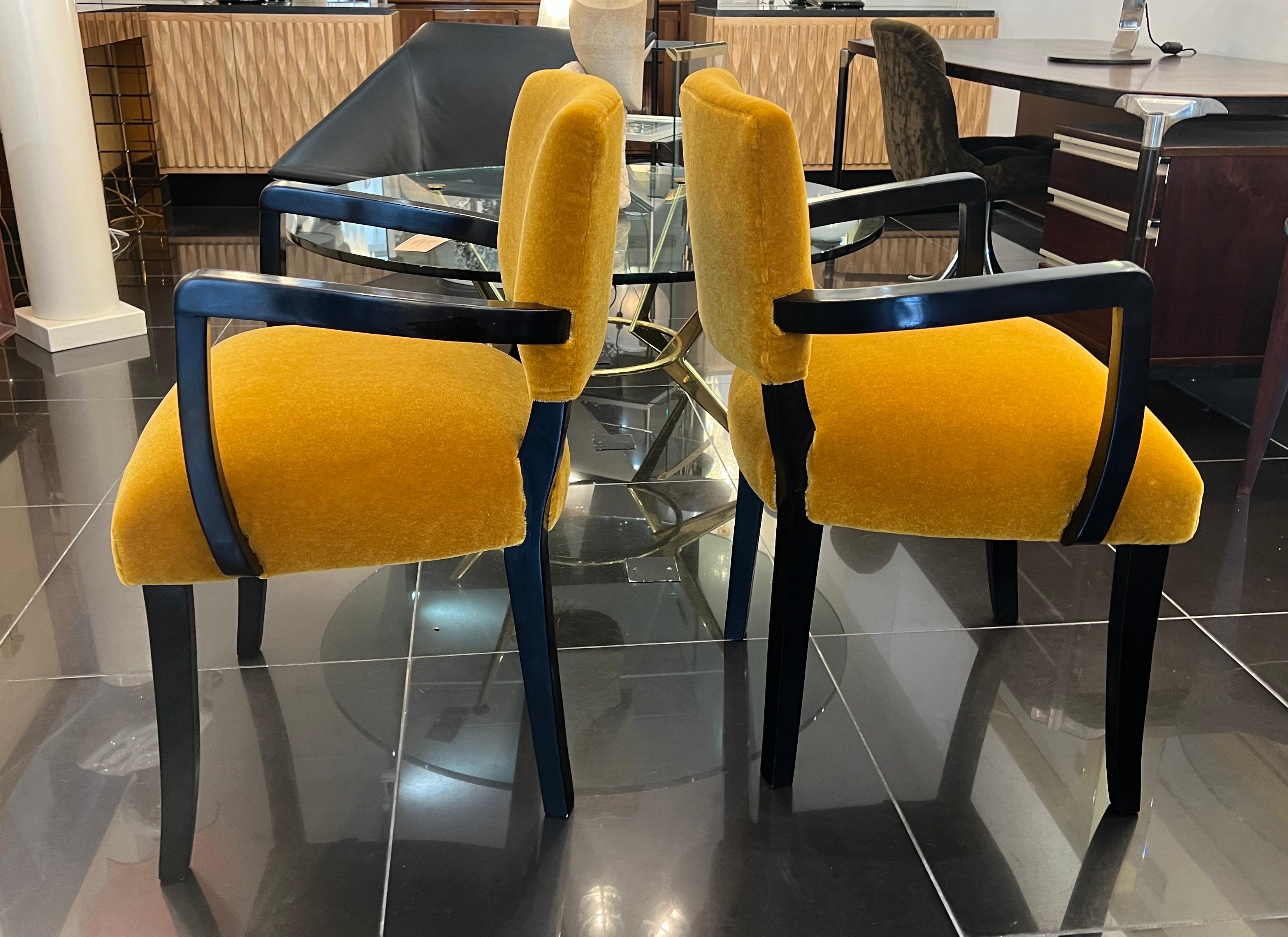 A fine pair French Bridge chairs For Sale at 1stDibs