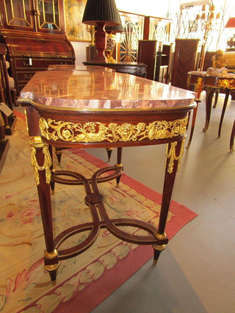 Fine Pair of 19th Century French Side Tables Attributed to Jean Louis ...