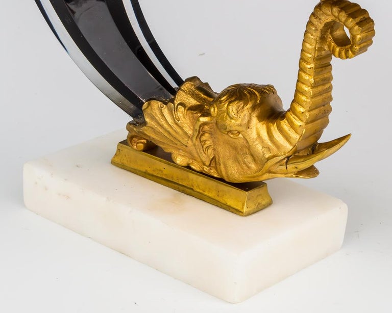 Fine Pair of Early Victorian Amethyst Cornucopia Candlesticks For Sale ...