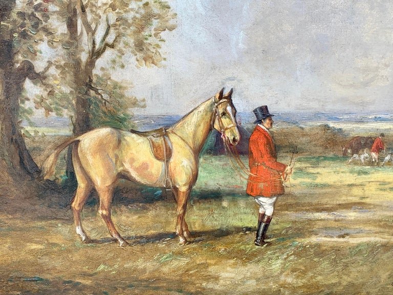 Fine Pair of English Fox Hunting-Sporting Paintings at 1stDibs