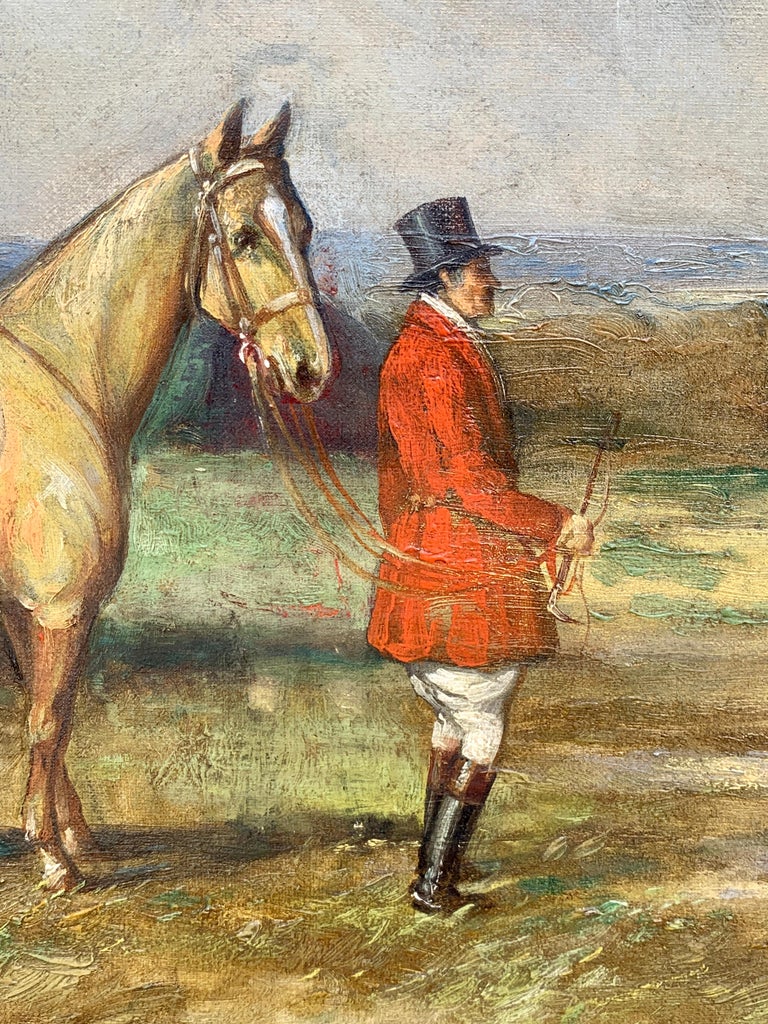 Fine Pair of English Fox Hunting-Sporting Paintings at 1stDibs