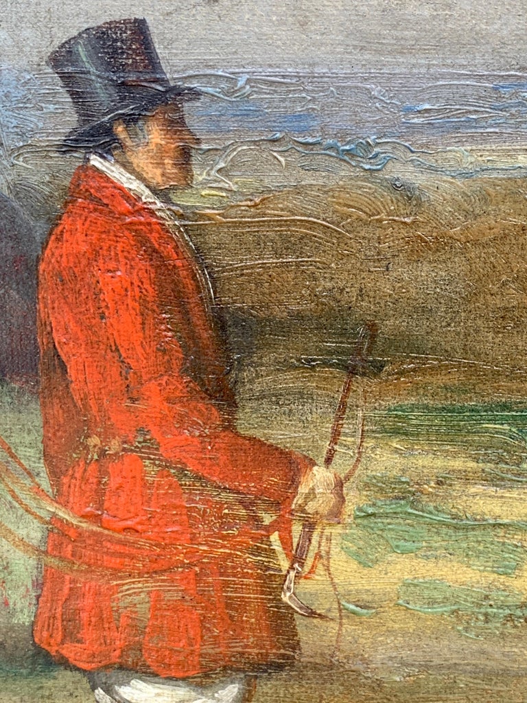 Fine Pair of English Fox Hunting-Sporting Paintings at 1stDibs