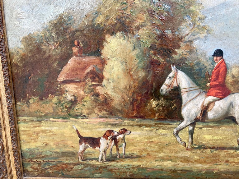 Fine Pair of English Fox Hunting-Sporting Paintings at 1stDibs