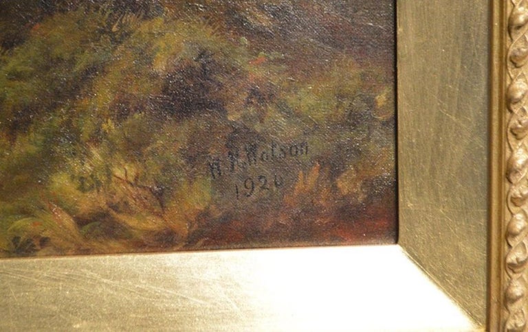Fine Pair of Oil Paintings by William H. Watson For Sale at 1stdibs