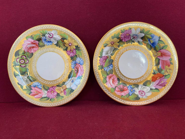 Fine Pair of Spode Tea Plates C.1815 Decorated in Pattern 2049 For Sale ...
