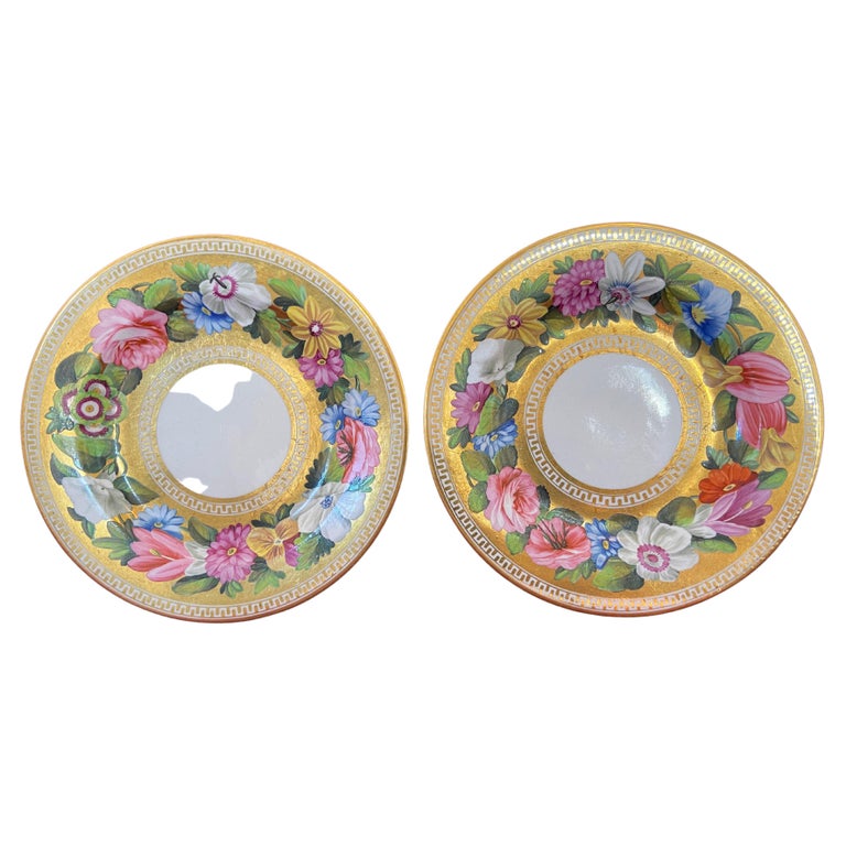 Fine Pair of Spode Tea Plates C.1815 Decorated in Pattern 2049 For Sale ...