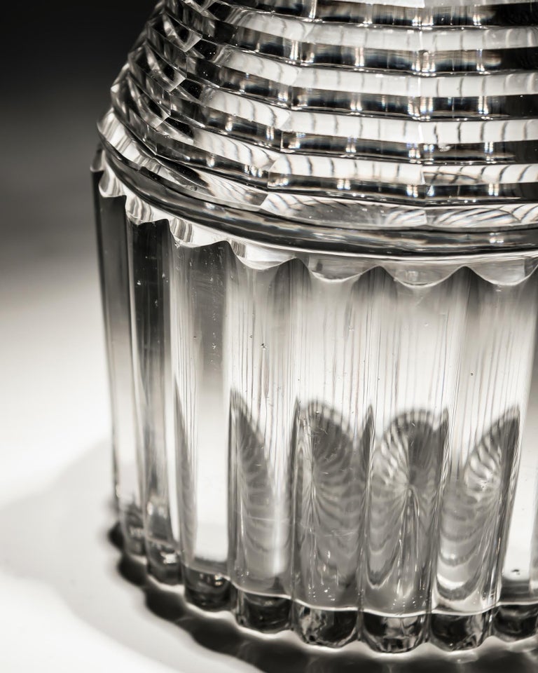 Fine Pillar and Step Cut Regency Claret Jug For Sale at 1stDibs