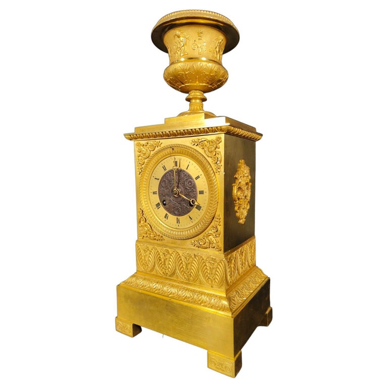 Fine Quality French Empire Clock by the Eminent Maker Ledieur For Sale ...