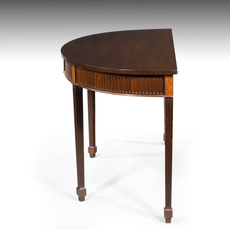 Fine Regency Period Demilune Pier Table For Sale at 1stDibs