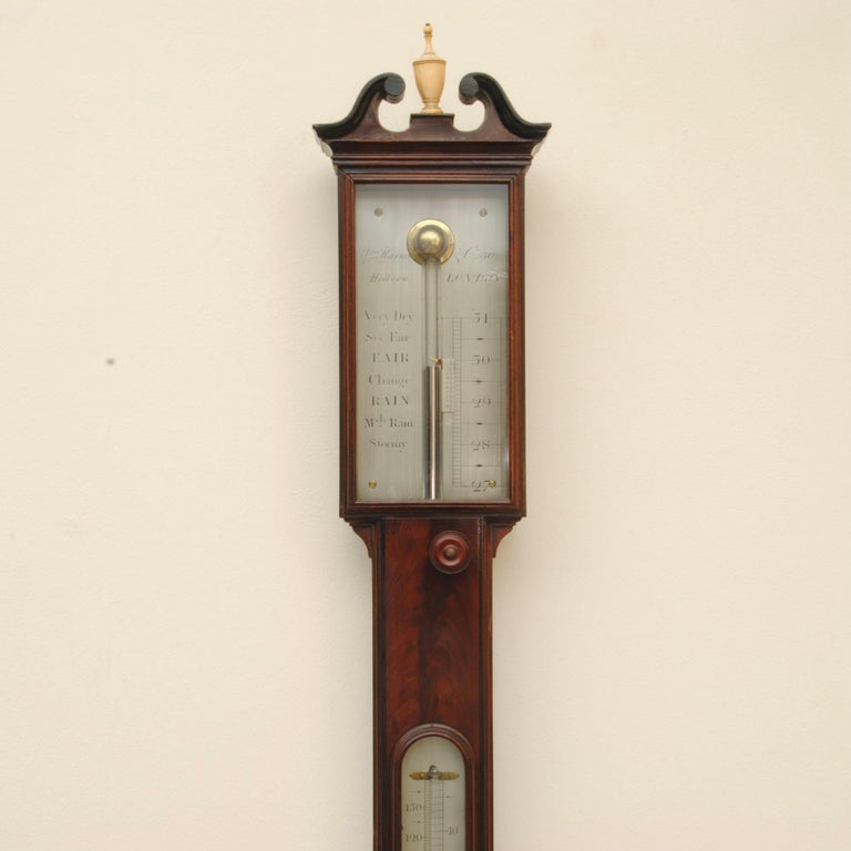 Fine Regency Period Mahogany Stick Barometer by Harris, London For Sale ...