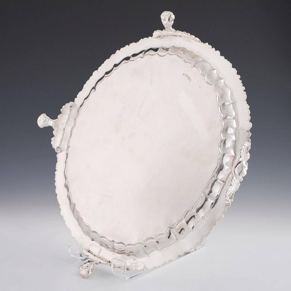 A Fine Regency Sterling Silver Salver London, 1820 For Sale at 1stDibs