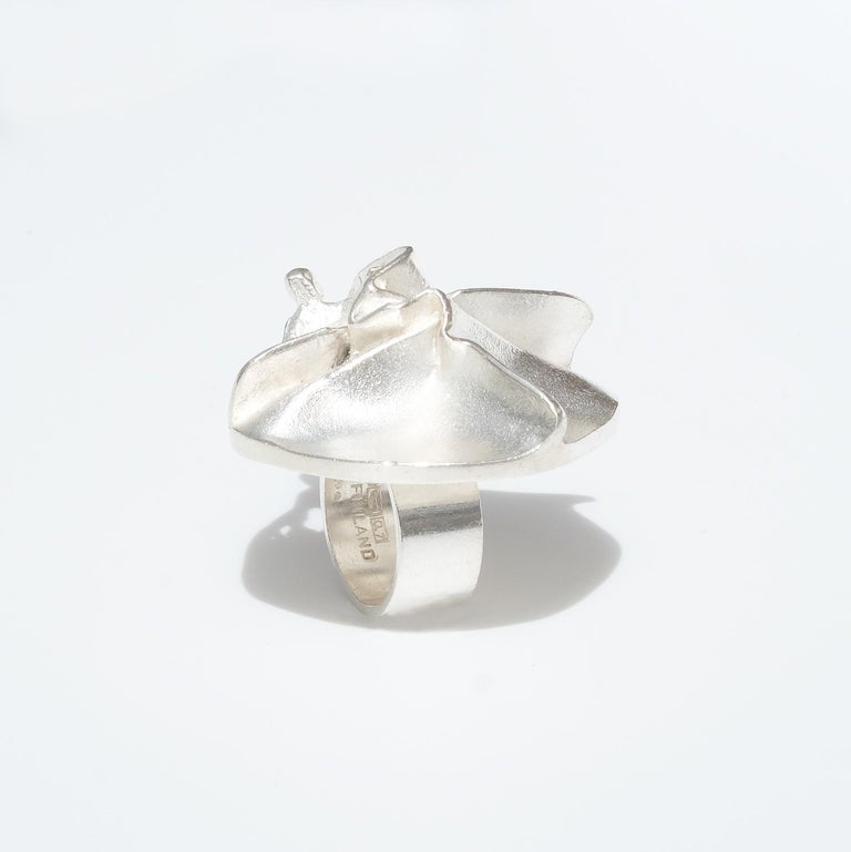 Finnish Silver Ring Made in 1969, Bjorn Weckstrom For Sale at 1stDibs