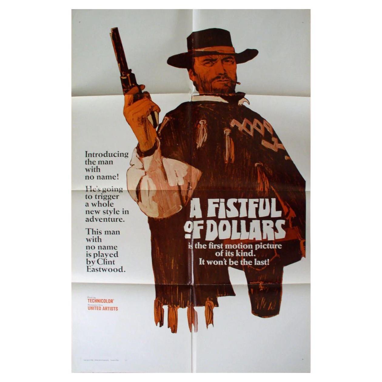 A Fistful of Dollars, Unframed Poster, 1964 For Sale at 1stDibs